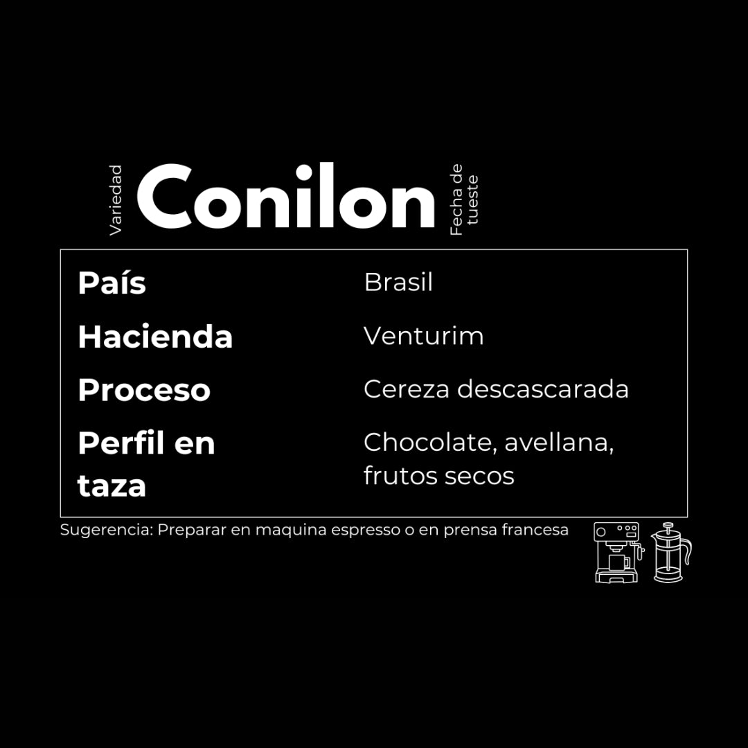 Café PRE ENTRENO "Conilon" (250g o 1kg) – My Athlete Coach Coffee Roasters